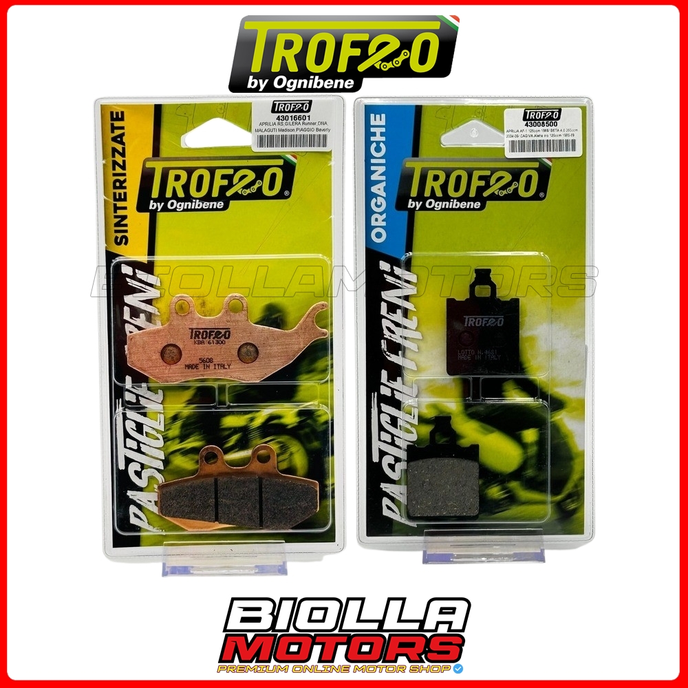 KIT PASTIGLIE FRENO TROFEO GENERIC SM TRIGGER 125 2008 ANTERIORE ...