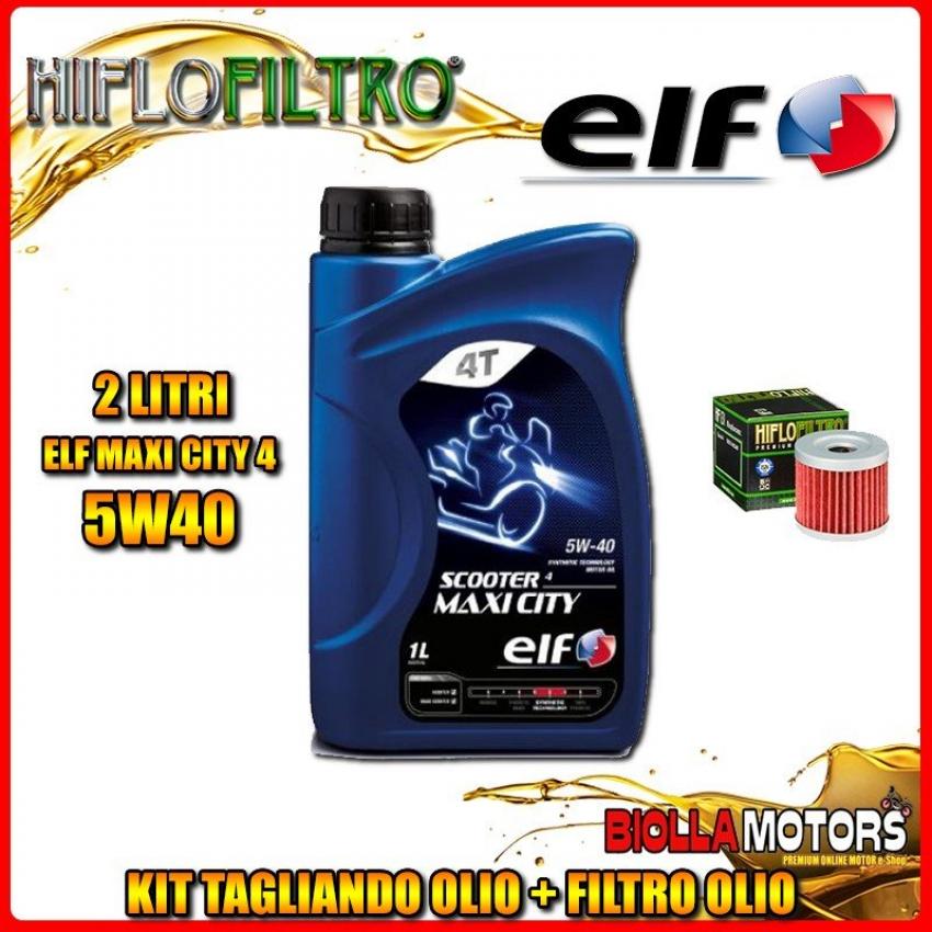 ELF MAXI CITY 5W40 SUZUKI UE150 150CC 2001 OIL CUTTING KIT 2LT - + OIL ...