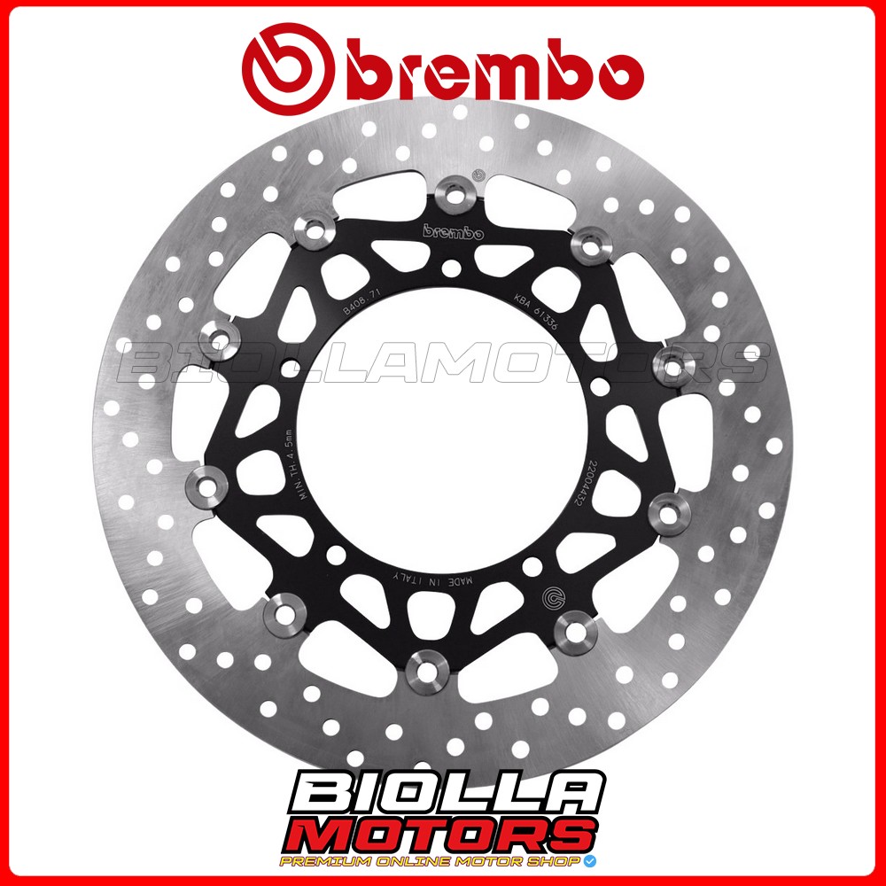 78B40871 FRONT BRAKE DISC BREMBO YAMAHA YZF-R6 GYTR 600 2023 FLOATING ...