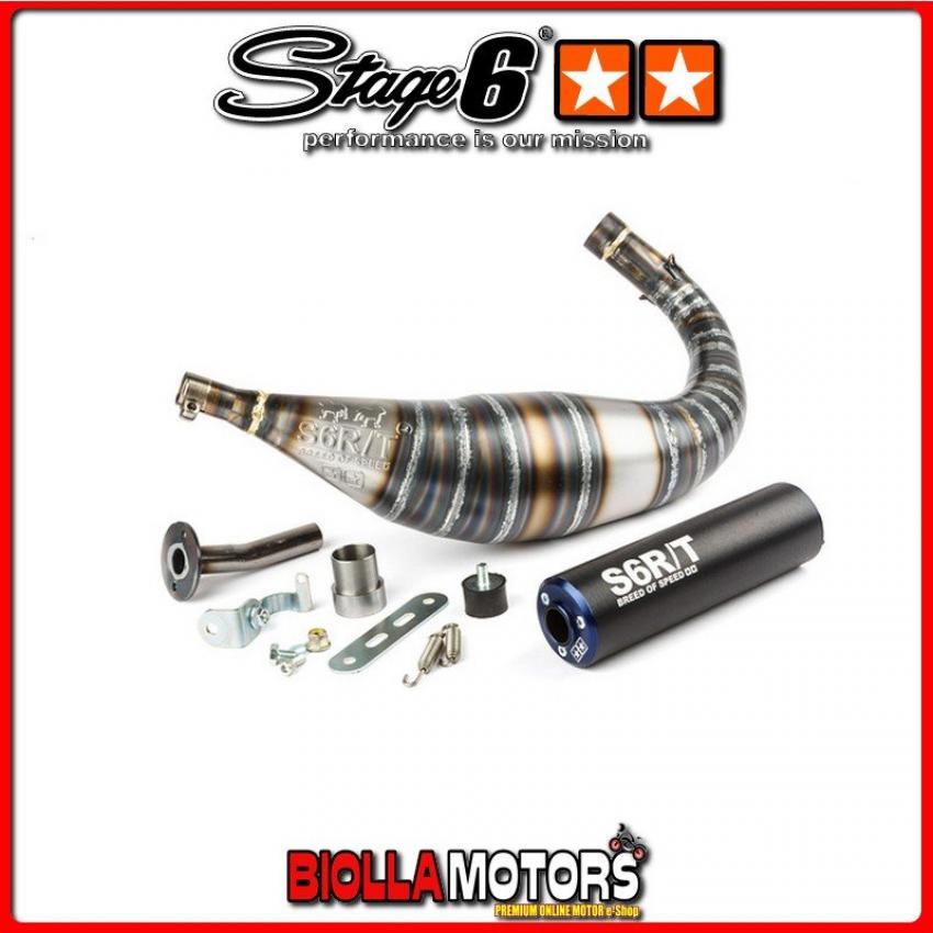 S6-96188951/BL EXHAUST Stage6 R/T 90 - 100cc CNC Blu / Nero APRILIA AF1 50cc (AM | eBay