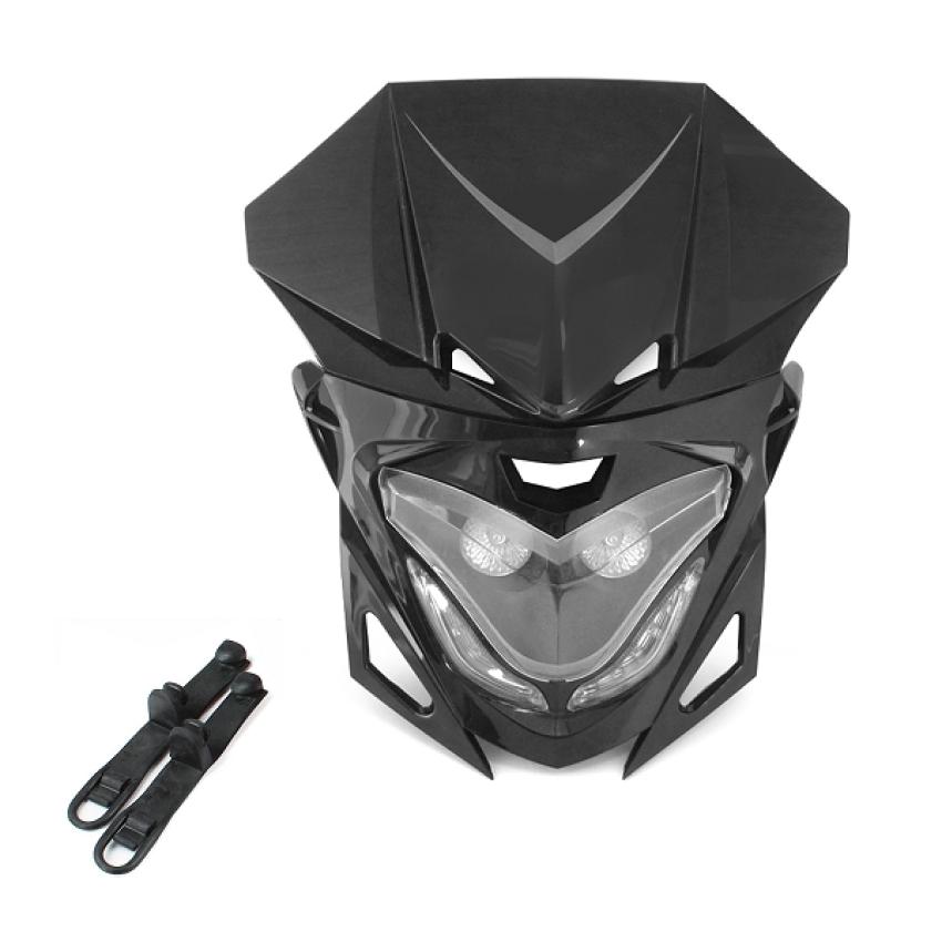 448125A ENDURO BI HALOGEN HEADLIGHT MASK + LED LED LED DERBI GPR NUDE ...