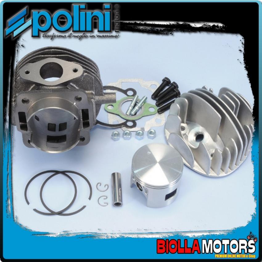 140.0058 CYLINDRE KIT POLINI 112CC D.57,5 PIAGGIO APE 50 GHISA ARIA ...